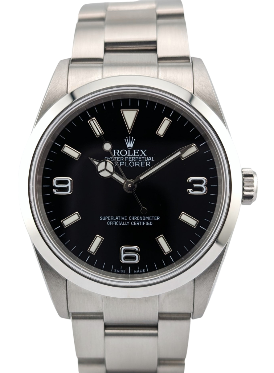 Rolex 114270 Explorer 36mm 2004 F Serial Box & Papers - Dixon Watch Co