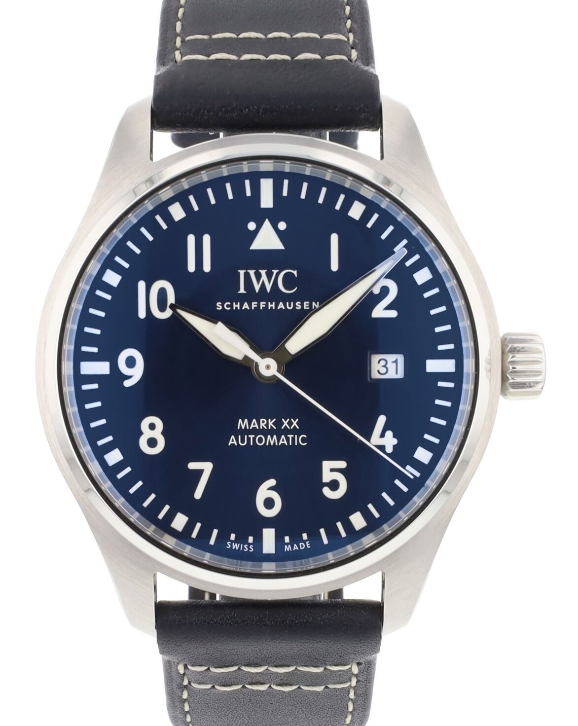 IWC IW328203 Mark XX Pilot Blue Dial 40mm 2022 Box & Papers - Dixon ...