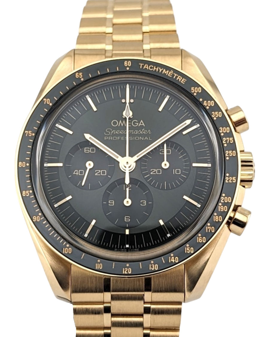 Omega 310.60.42.50.10.001 Speedmaster Professional MoonShine 18k 42mm ...