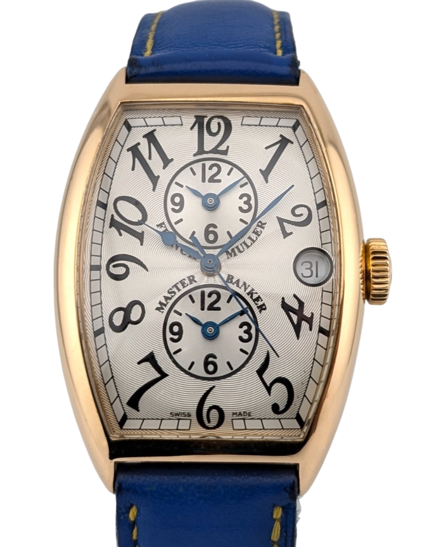 Franck Muller 5850MB Master Banker 18k 32mm 2007 Box & Papers - Dixon ...