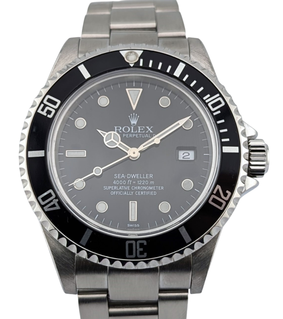 Rolex 16600 Sea Dweller Swiss Only 40mm 1999 A Serial Box & Papers ...