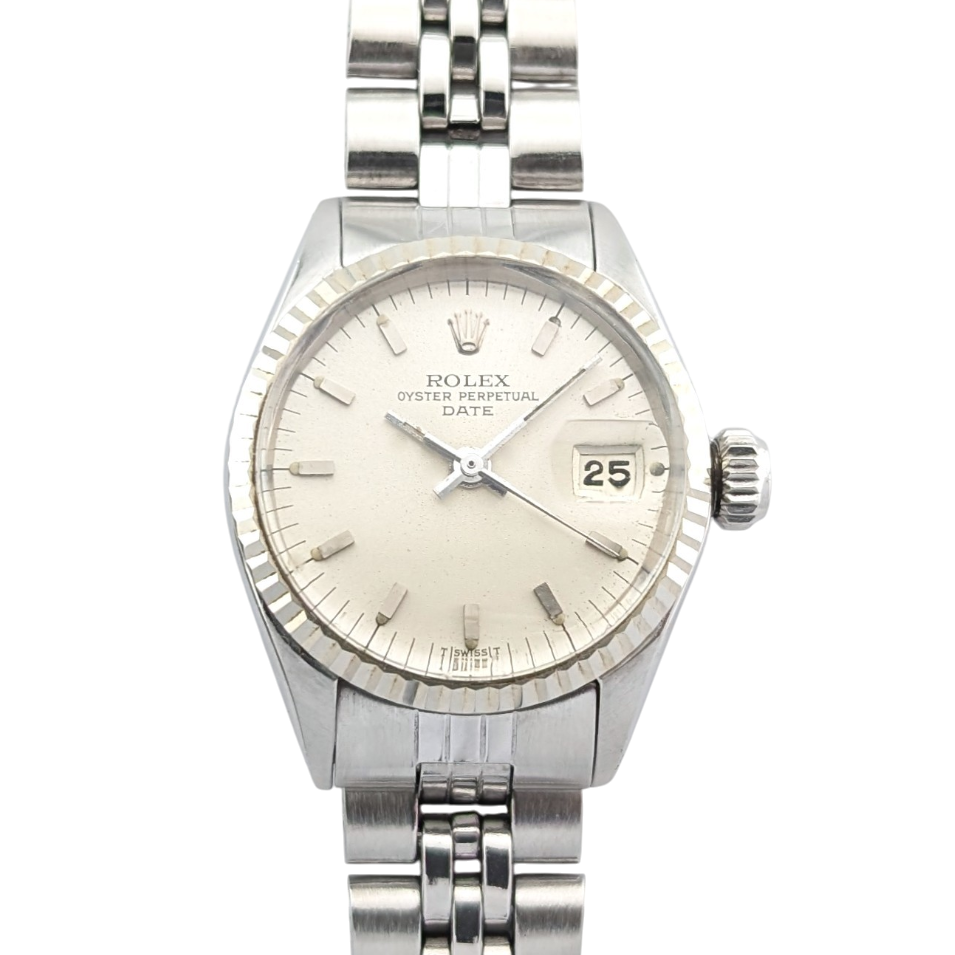 Rolex 6517 Oyster Perpetual Lady Date 25mm 1969 - Dixon Watch Co
