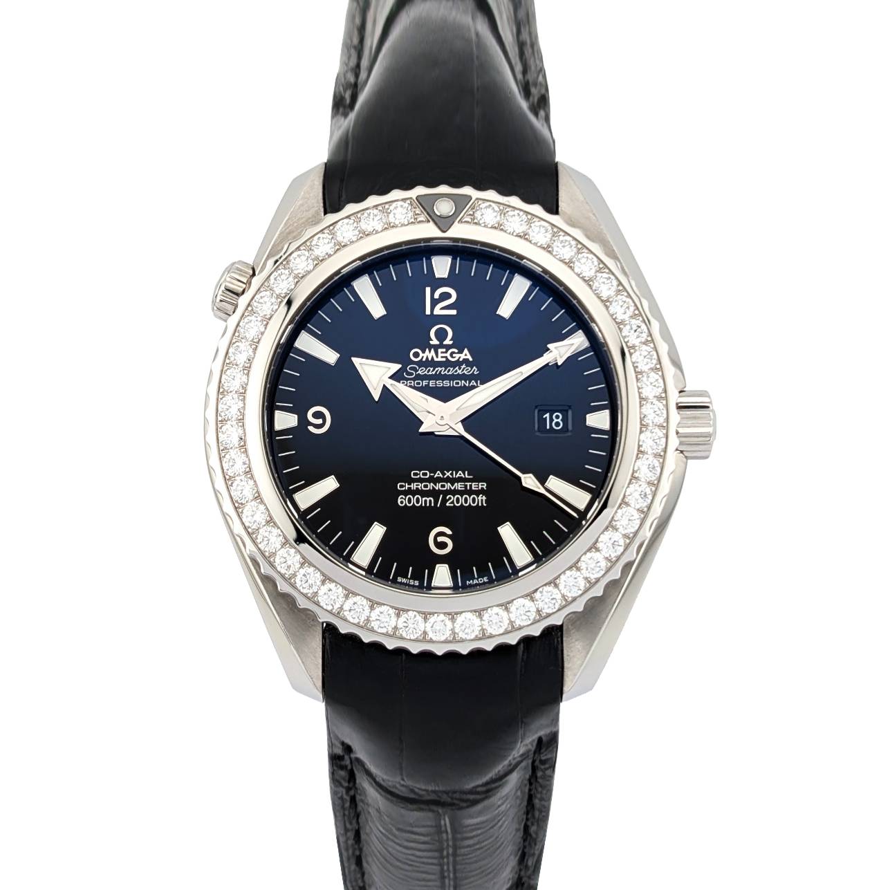 Omega 222.18.46.20.01.001 Planet Ocean Ice Bezel 45.5mm 2014 Box ...
