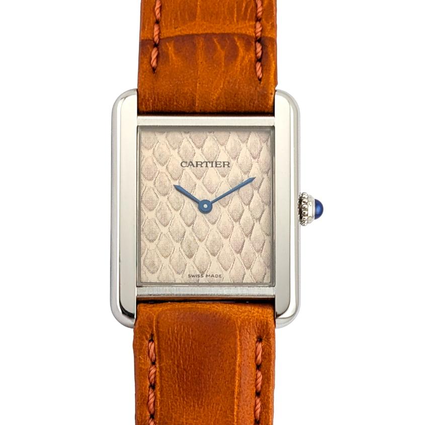 Cartier W5200020 Tank Solo Python Dial 19mmx35mm ~2000s - Dixon Watch Co